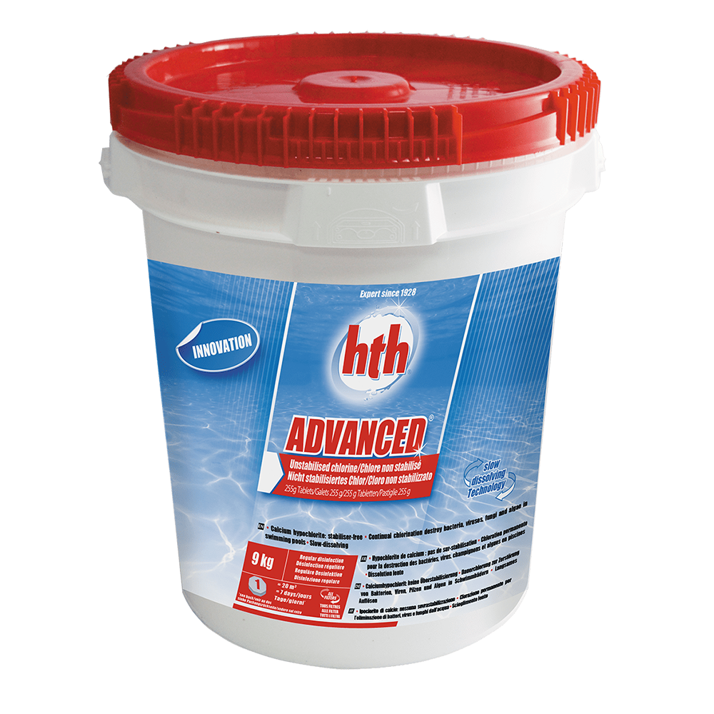 HTH - ADVANCED - 9kg - Piscines jumela