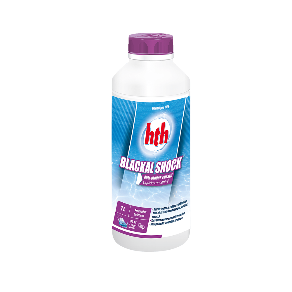 HTH - BLACKAL SHOCK - 1L - Piscines jumela