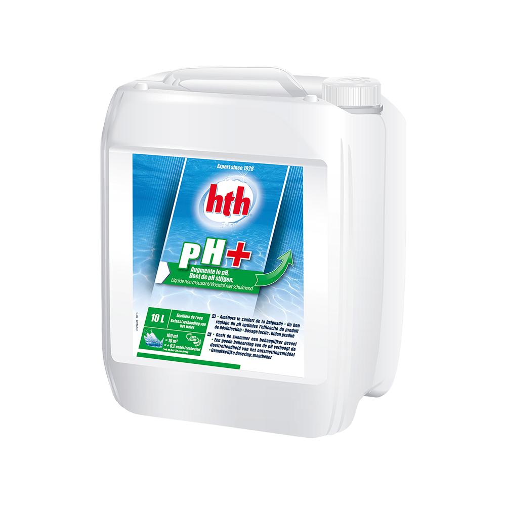 HTH - pH+ Liquide - 10L - Piscines jumela